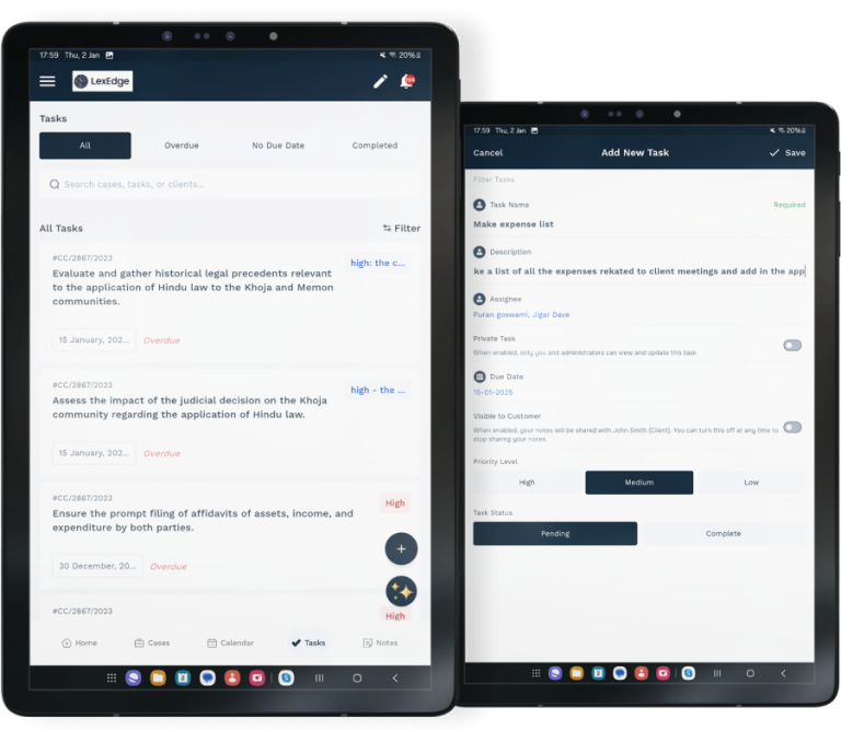 LexEdge | AI-Powered Legal Practice Management